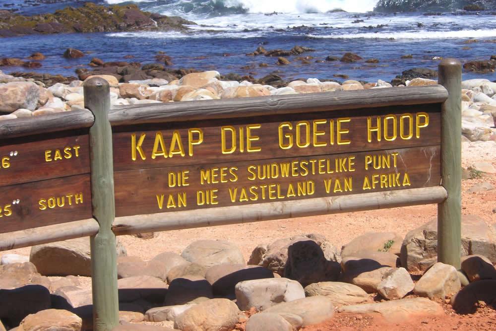 Kaap de Goede Hoop is een bezienswaardigheid in Kaapstad